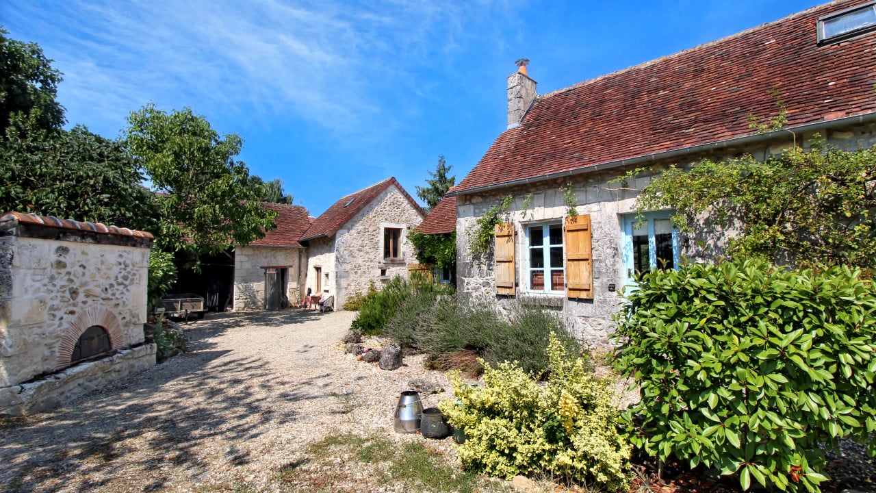4 Bed country cottage with a 1 bed barn coversion and outbuildings ...